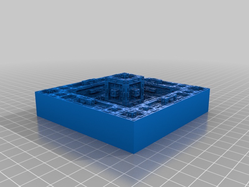 Customizable 3D Line Fractal by threonin | Download free STL model ...