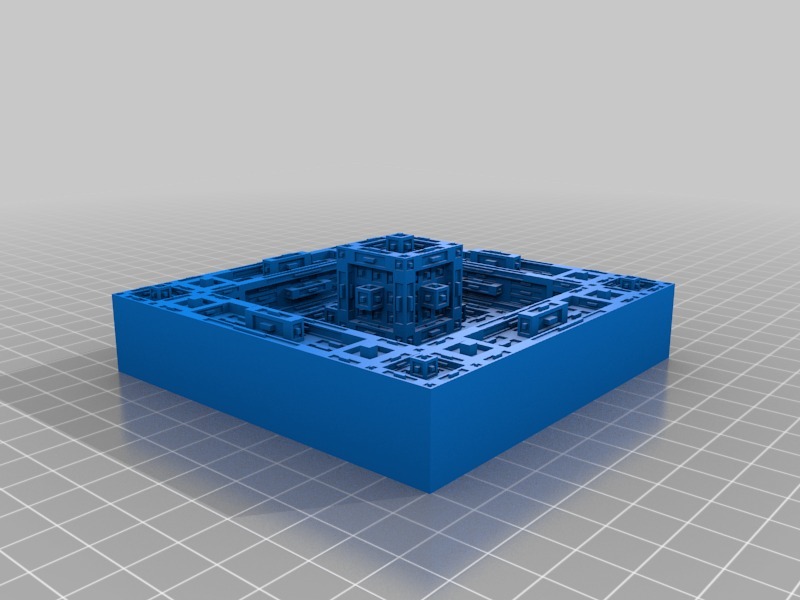 Customizable 3D Line Fractal by threonin | Download free STL model ...
