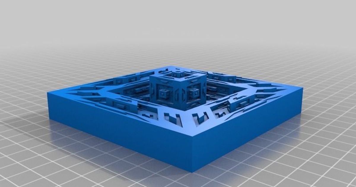 Customizable Strange 3D Line Fractal by threonin | Download free STL ...