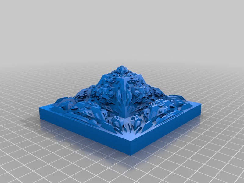 Customizable Strange 3D Line Fractal by threonin | Download free STL ...