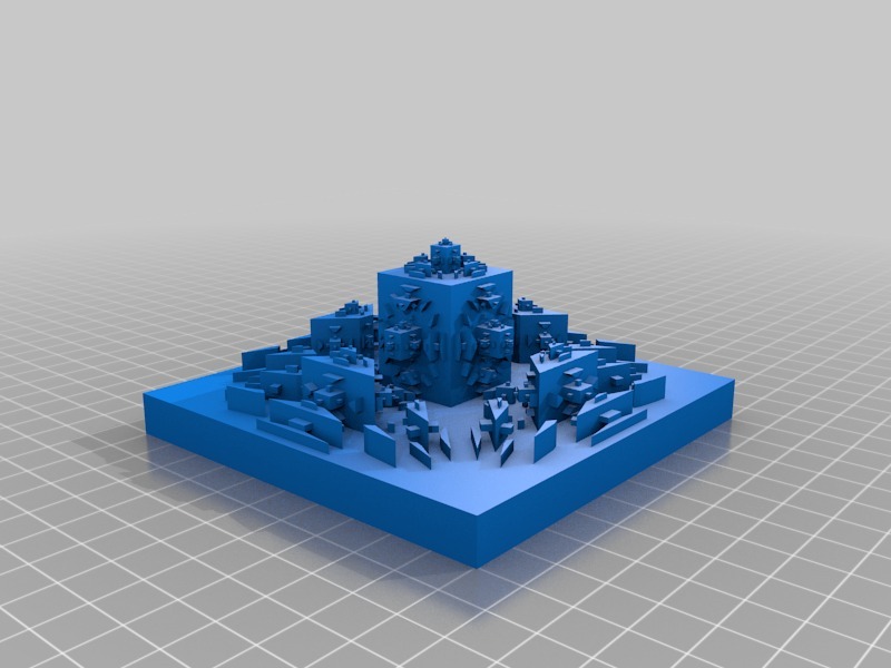 Customizable Strange 3D Line Fractal by threonin | Download free STL ...