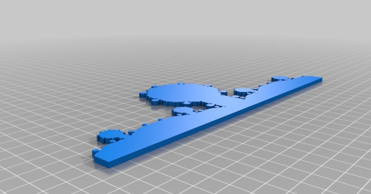 My Customized 2D Line Fractal by threonin | Download free STL model ...