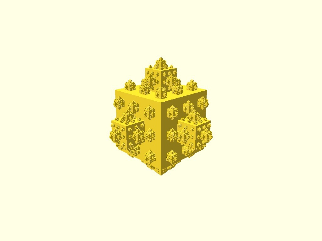 Cubic Fractal +8 by threonin | Download free STL model | Printables.com