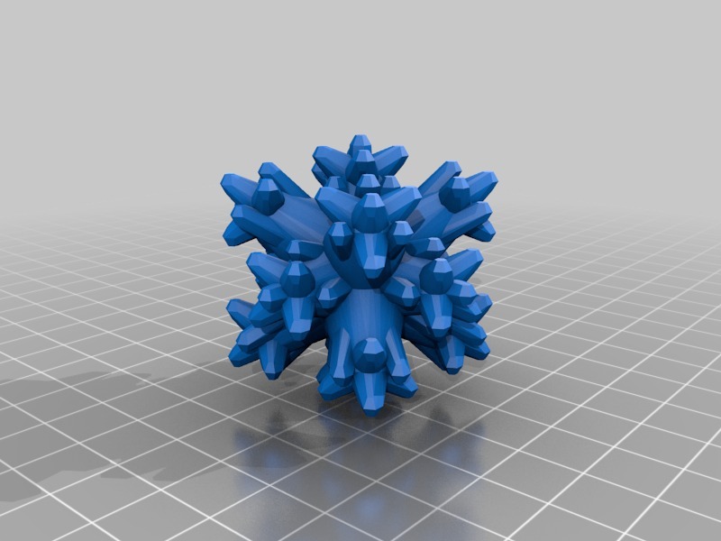 Cubic Fractal Sides&Edges rounded by threonin | Download free STL model ...