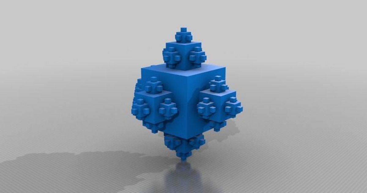 Cubic Fractal by threonin | Download free STL model | Printables.com