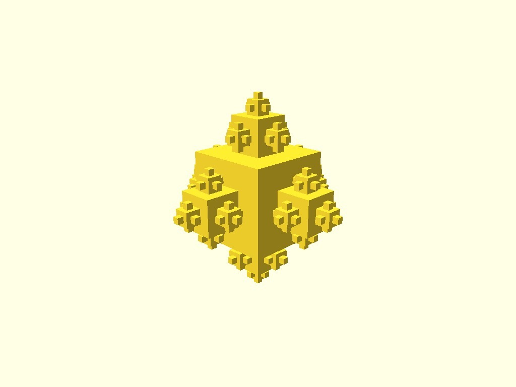 Cubic Fractal by threonin | Download free STL model | Printables.com