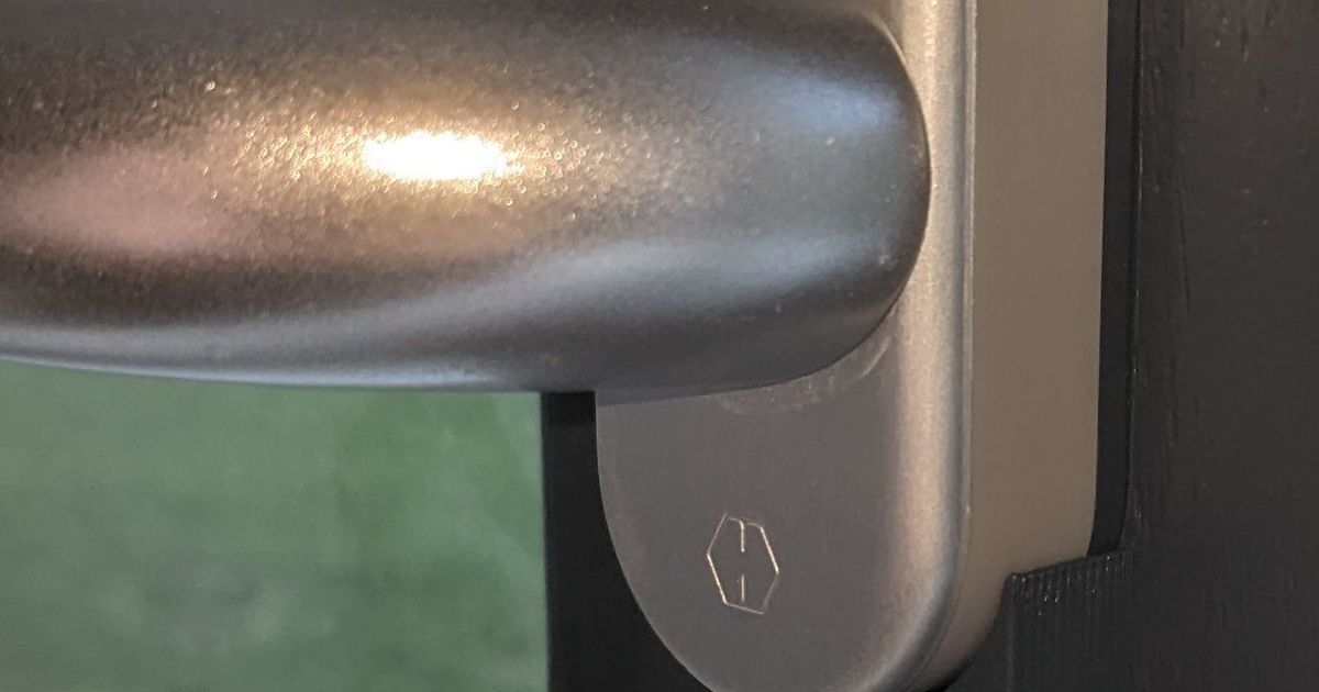 Window Handle Sensor using Aqara Door Sensor by Rho | Download free STL ...