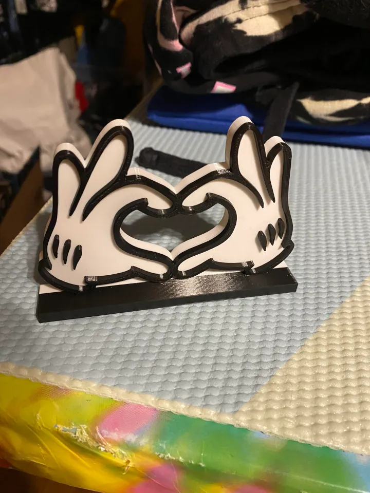 Mickey Mouse Hart Handtekens Goniopora Minor (Mickey Mouse)