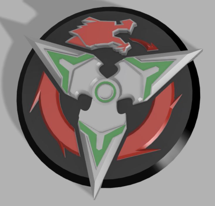 Genji from Overwatch Emblem by pwmodder1027 | Download free STL model ...