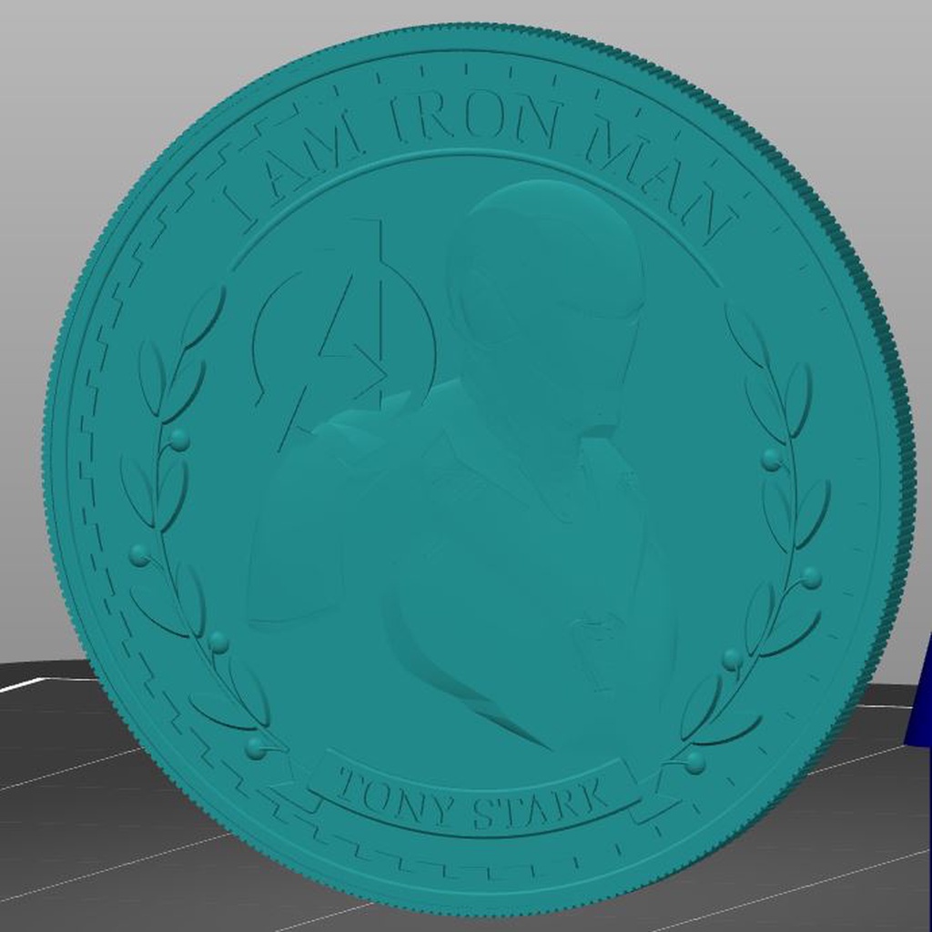 Iron Man Coin / Thanos Coin by pwmodder1027 | Download free STL model ...