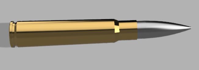 7.92 x 57 mauser round by pwmodder1027 | Download free STL model ...