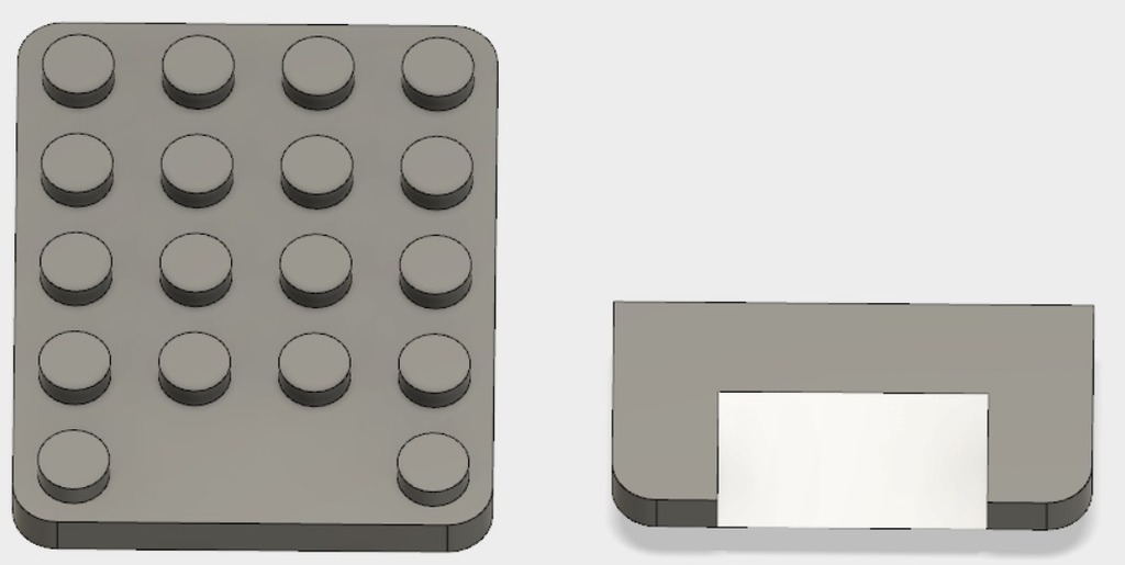 Jumbo Lego Base Name Plate by pwmodder1027 | Download free STL model ...