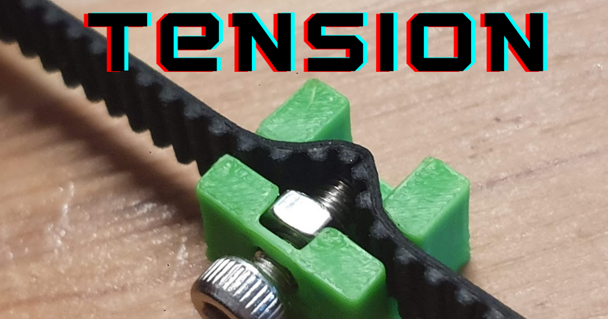 Screw belt tensioner by Steve Hanov | Download free STL model ...