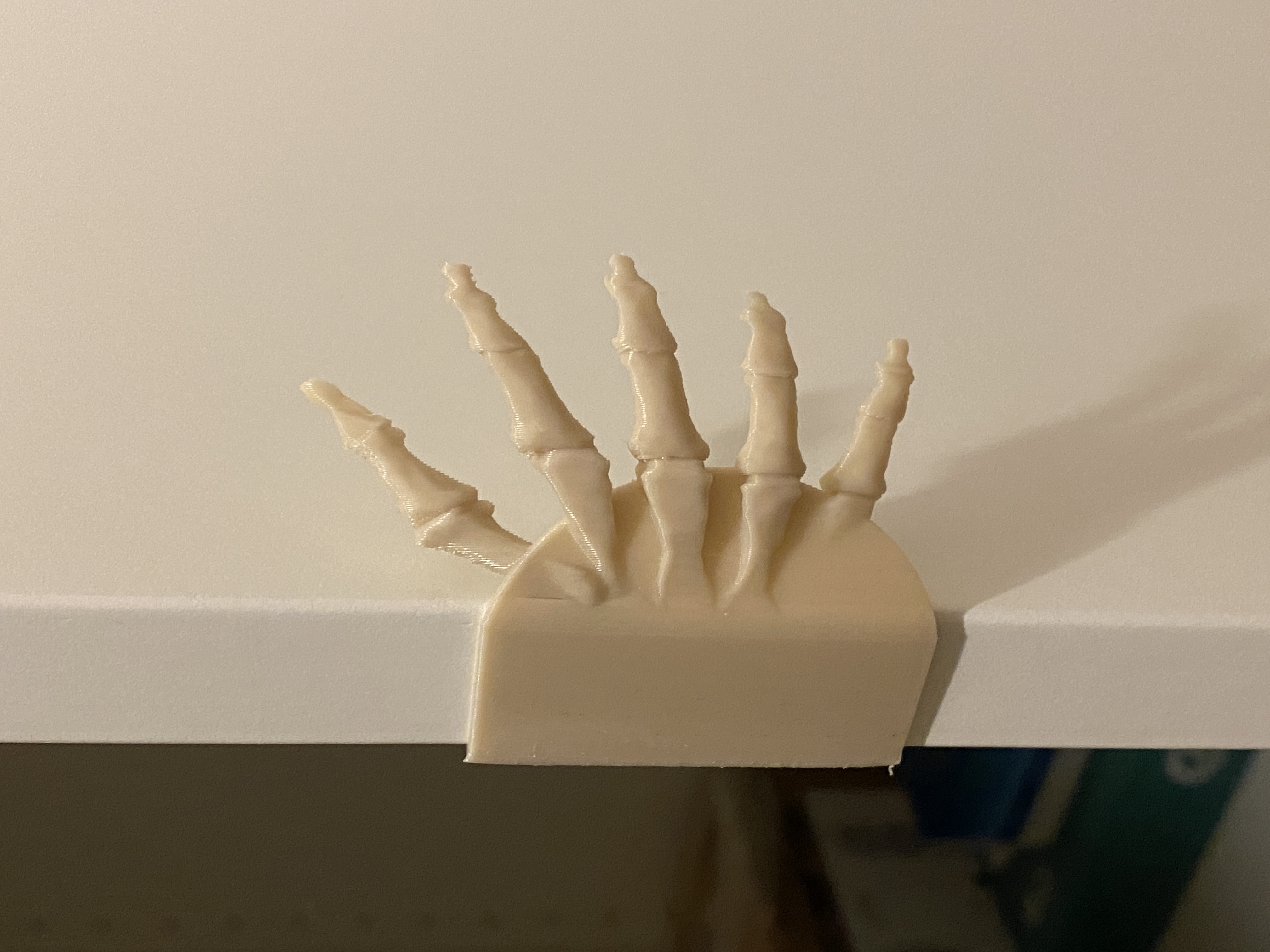 Skeleton Hands Door Handle by StickyRib | Download free STL model ...
