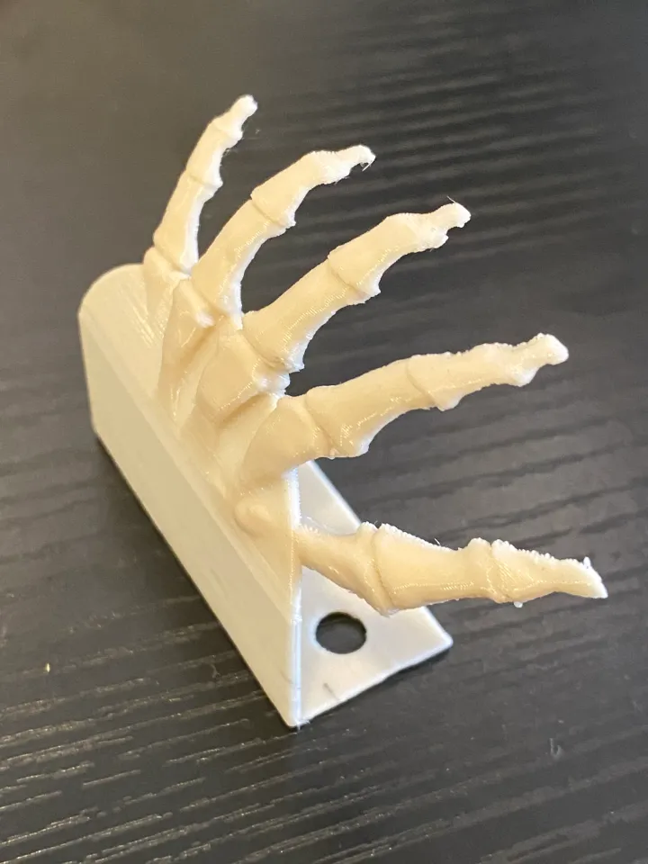 Skeleton Hands Door Handle by StickyRib | Download free STL model ...