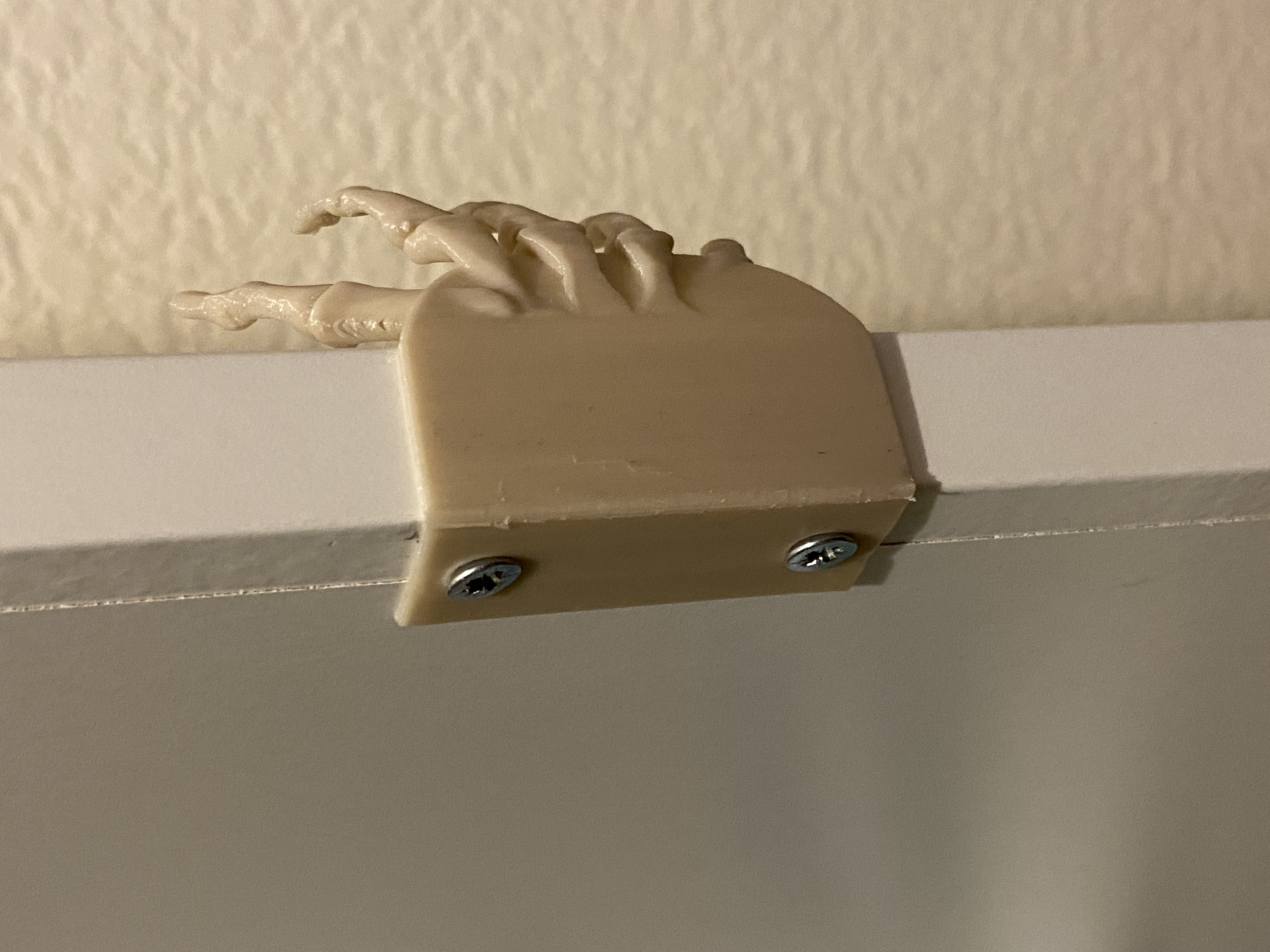 Skeleton Hands Door Handle by StickyRib | Download free STL model ...
