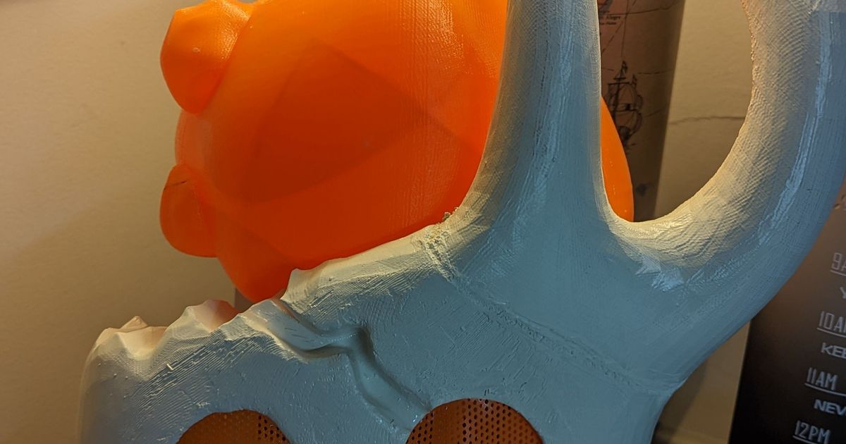 Hollow Knight Broken Vessel Mask by loserish | Download free STL model ...