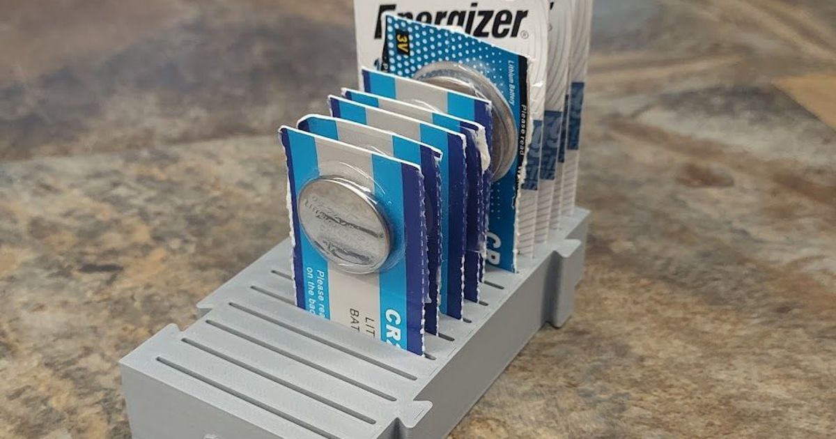 Coin Blister Pack Module for Modular Battery Holder by ValleyGeek ...