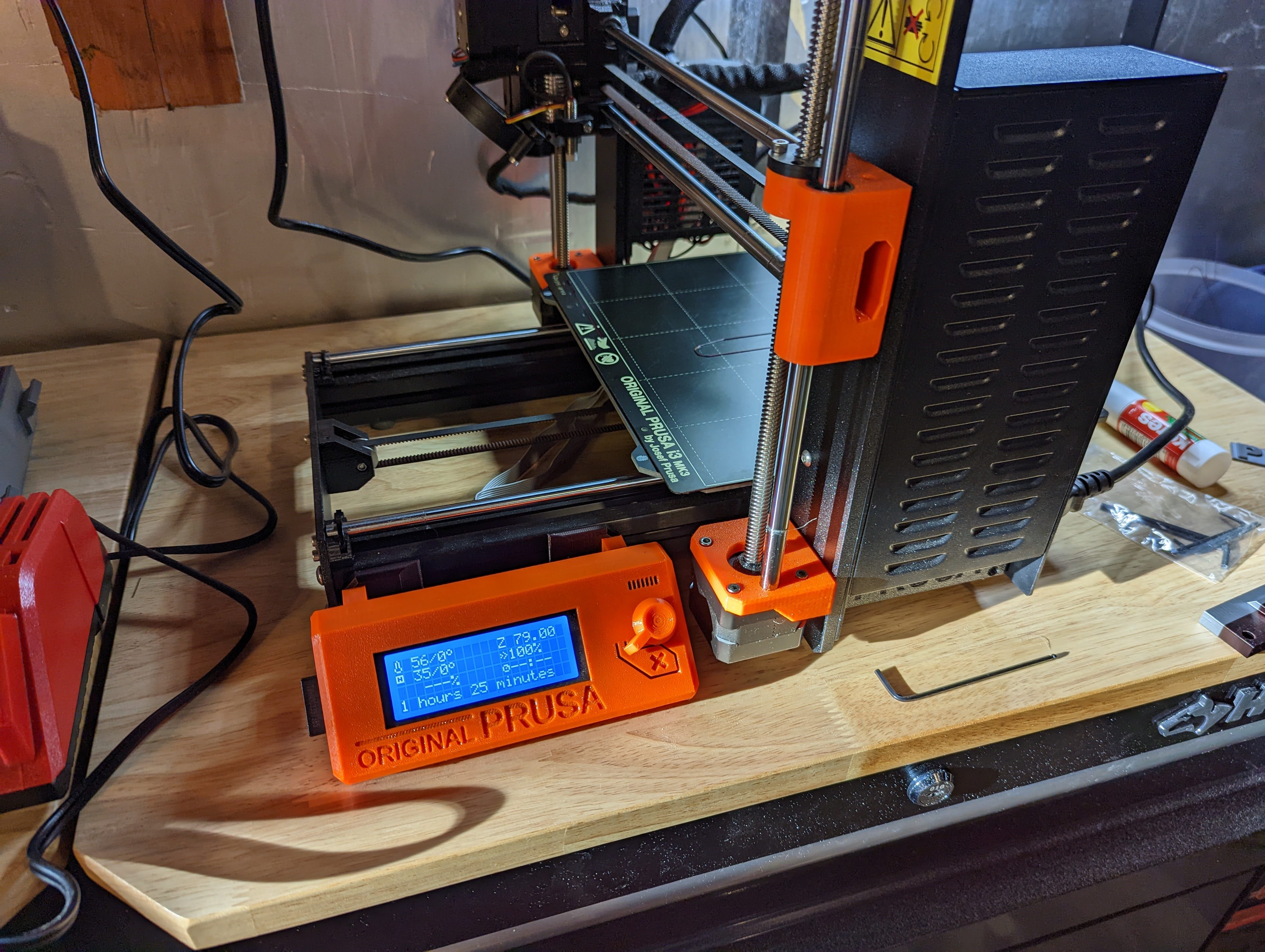 Prusa MK3/MK4 simple side mount for the screen by Eli | Download free STL model | Printables.com