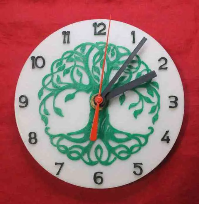 Celtic Clock (Tree of Life Clock) by JimSheldon | Download free STL ...