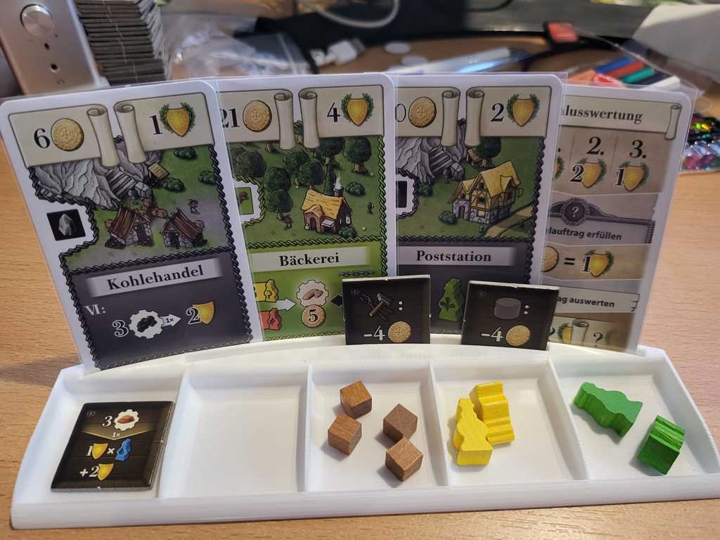 Boardgame PlayerTray for Resources, Cards, Tokens and Tiles by ...