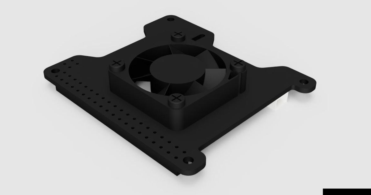 Melopero Fan Hat for Raspberry Pi 4 by Quitemade Design | Download free ...