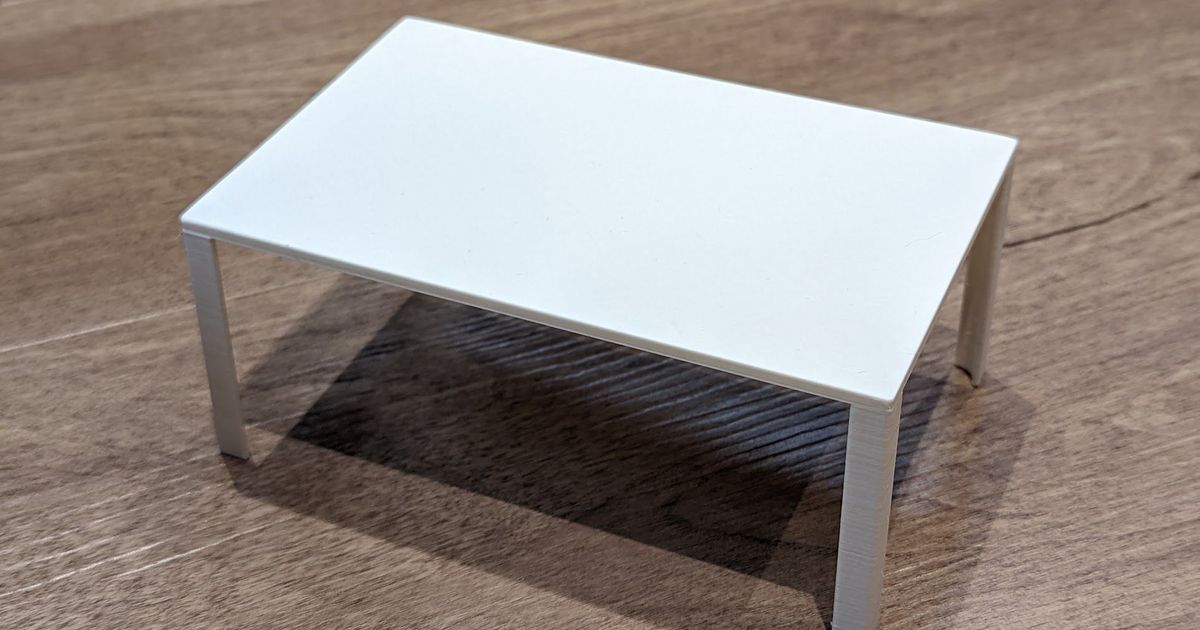 Small riser / shelf by NotARealDragon | Download free STL model ...