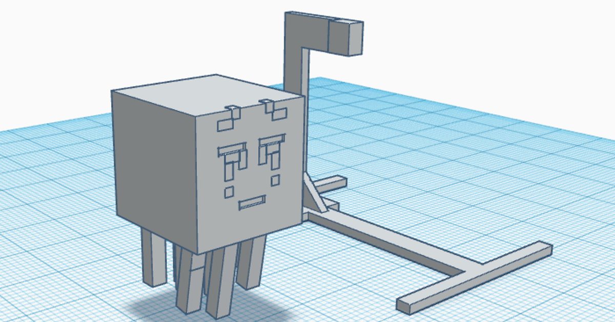 Ghast minecraft by DjalilFoxer | Download free STL model | Printables.com