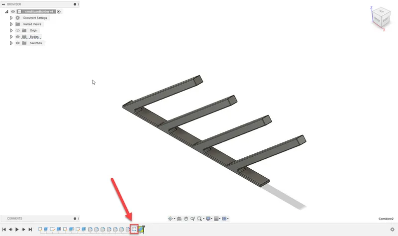 Card Holder Shelf Display/Organizer by arcanelayers | Download free STL ...
