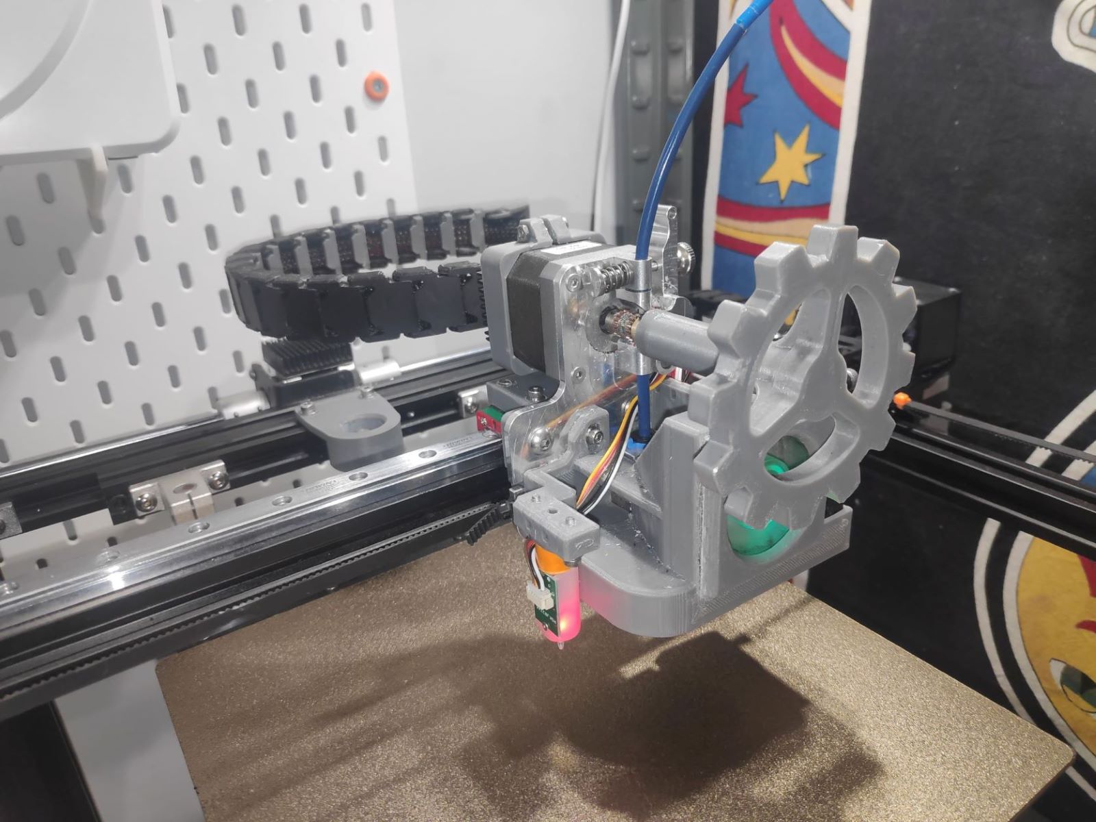 Ender 5 Micro Swiss Direct Drive Cable Drag Chain Stepper Motor Mount ...