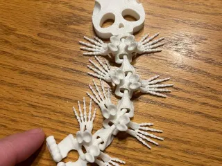 Skeleton articulating body with hands for Halloween by 3DdesignSpot ...