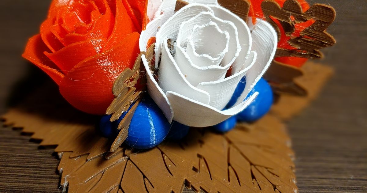 Multicolor Corsage by Jonathan Kayne | Download free STL model ...