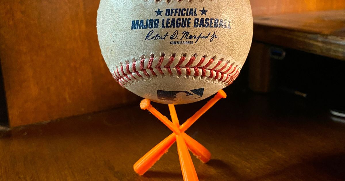 Baseball Display - Trio of Bats by alexm | Download free STL model ...