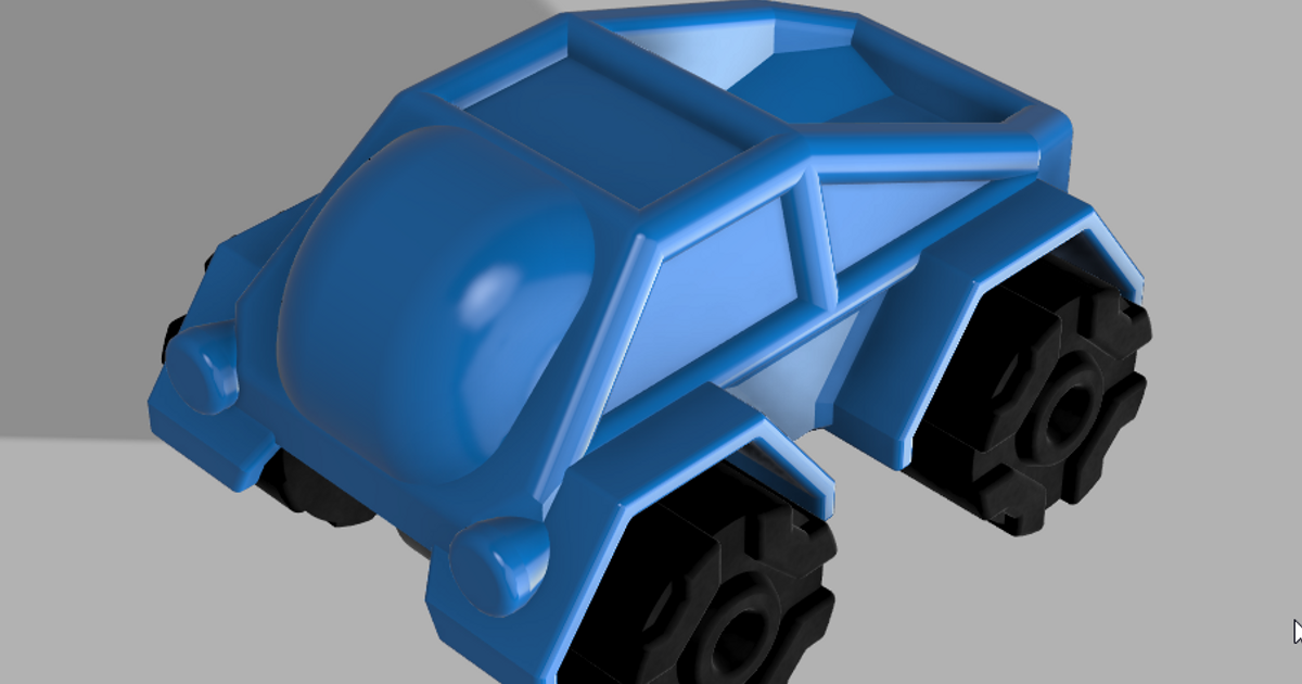 Moon Rover Truck Toy by Aaron F | Download free STL model | Printables.com