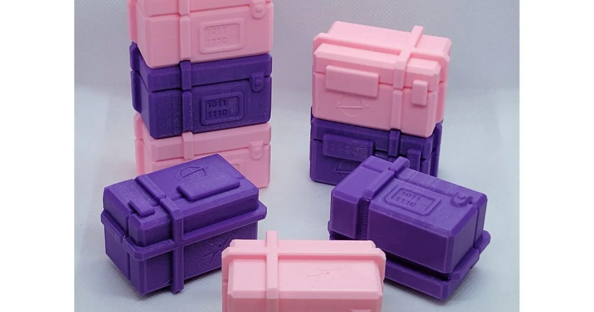 Space Crate (Stackable) by D3D | Download free STL model | Printables.com