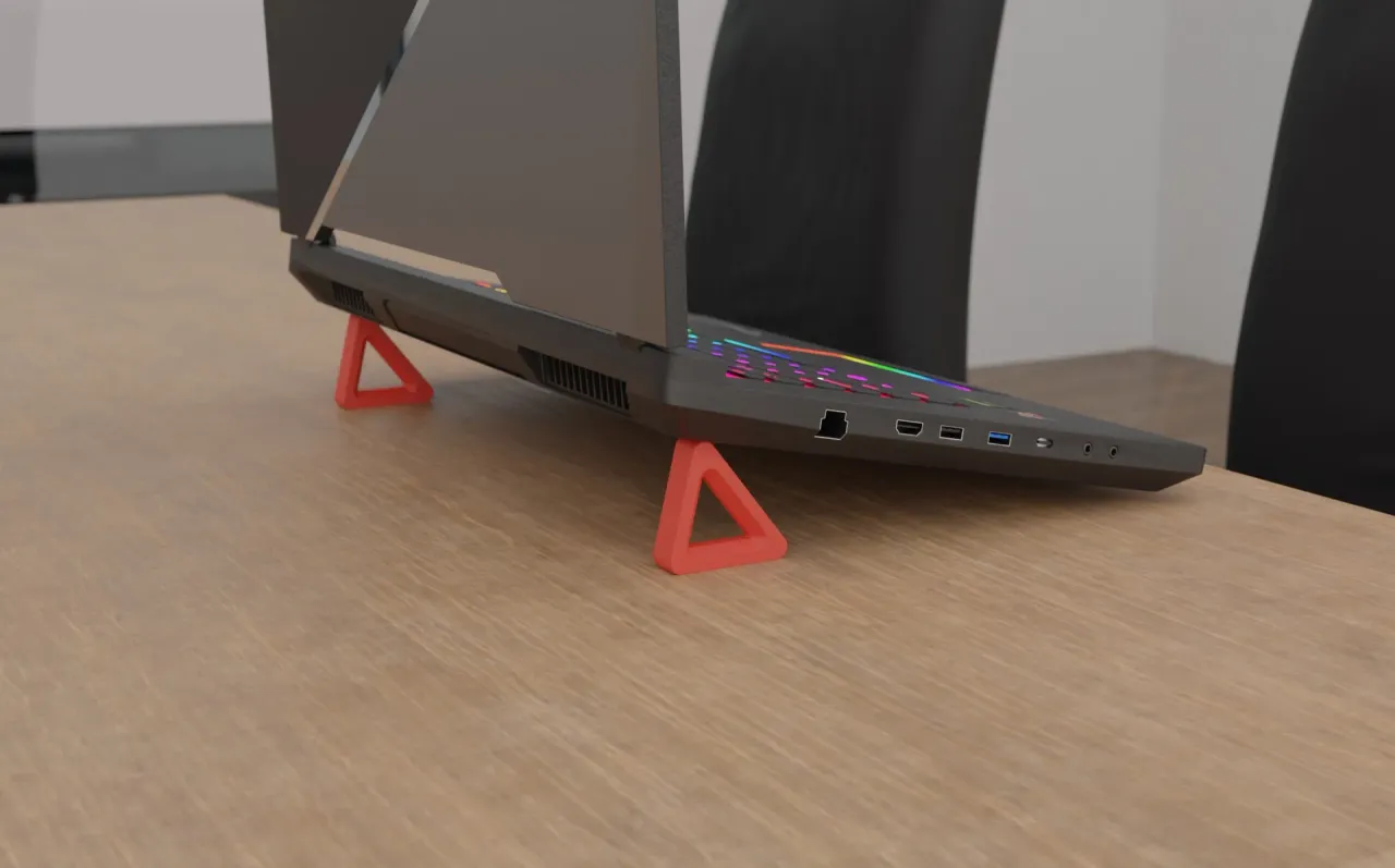 Laptop stand / riser by twist-lab | Download free STL model ...