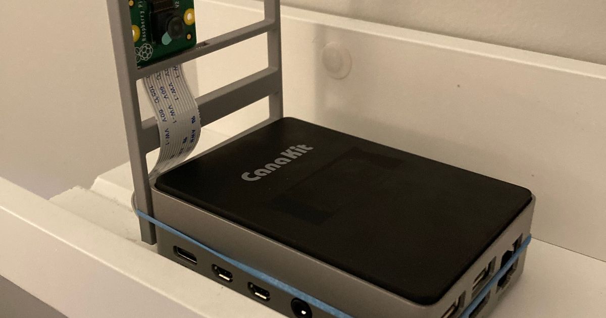 Raspberry Pi Camera holder by Michael | Download free STL model ...