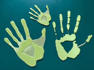 Frame for a kid handprint by Daniel Kasprowicz | Download free STL ...