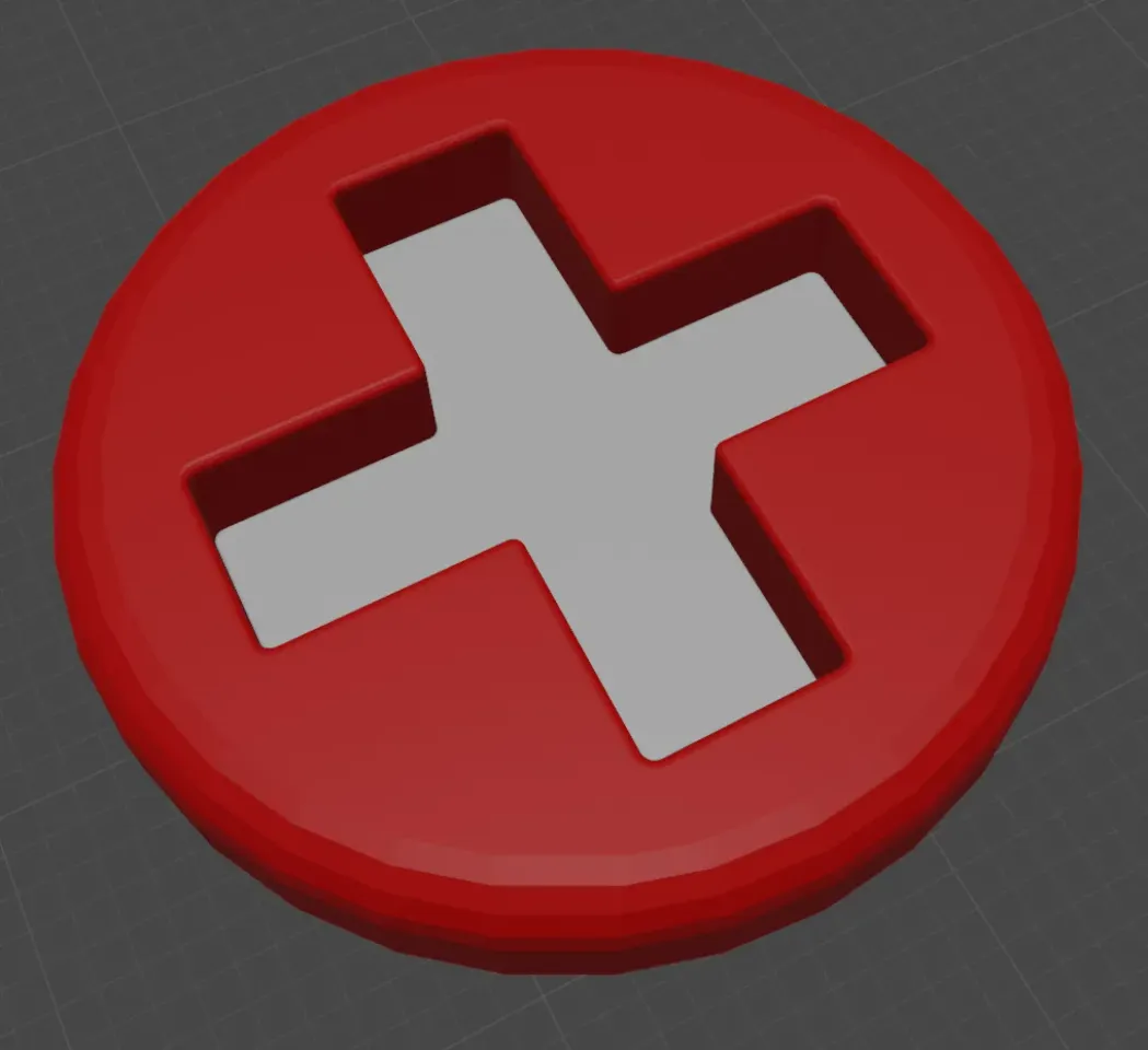 First Aid Symbol Keychain / Zipper Tag by BenjoKazooie | Download free ...