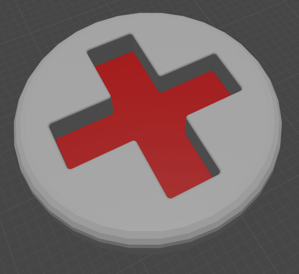 First Aid Symbol Keychain / Zipper Tag by BenjoKazooie | Download free ...