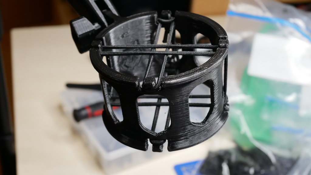 DNL Studio microphone shock mount & pop filter (supportless, GoPro ...