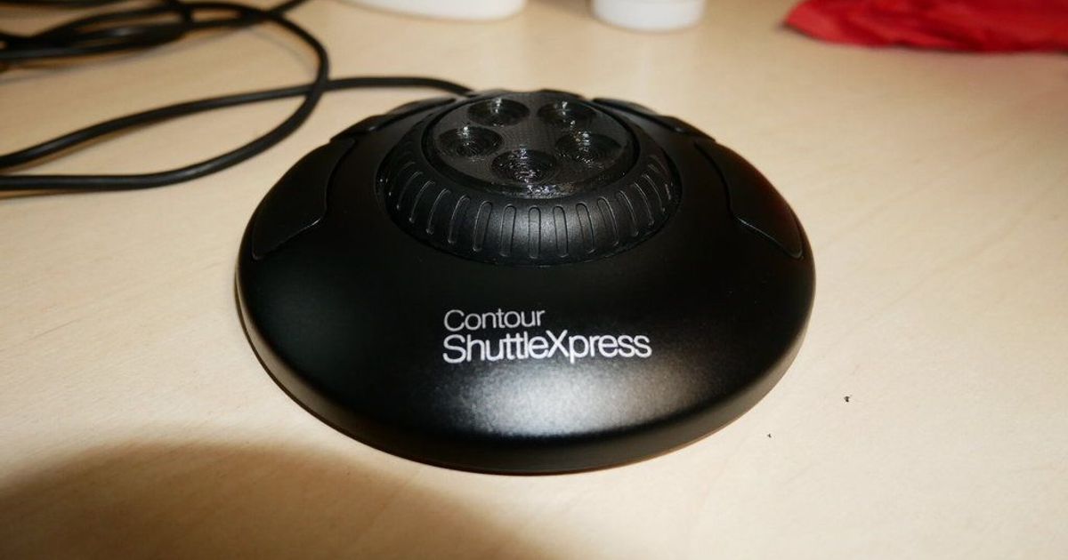 ShuttleXpress better jog wheel by Danol | Download free STL model ...