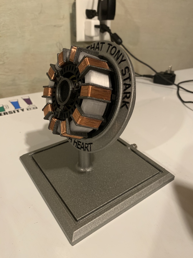 Iron Man Arc Reactor Stand by tomohulk | Download free STL model ...