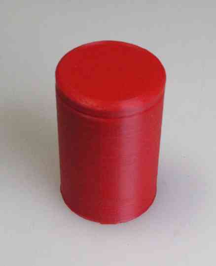 Cylindrical Container (for pills, etc) with screw in lid. by JimSheldon ...