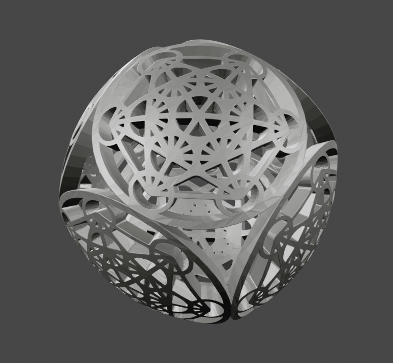 Sacred Geometry Ornament by Peter Farell | Download free STL model ...