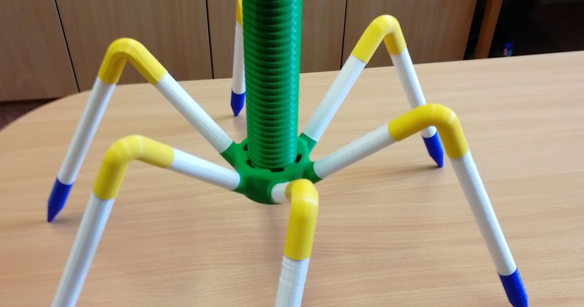 Bakteriofág by T-CHER | Download free STL model | Printables.com