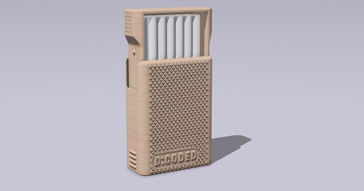Sliding Cigarette Box by andyroo770 | Download free STL model ...
