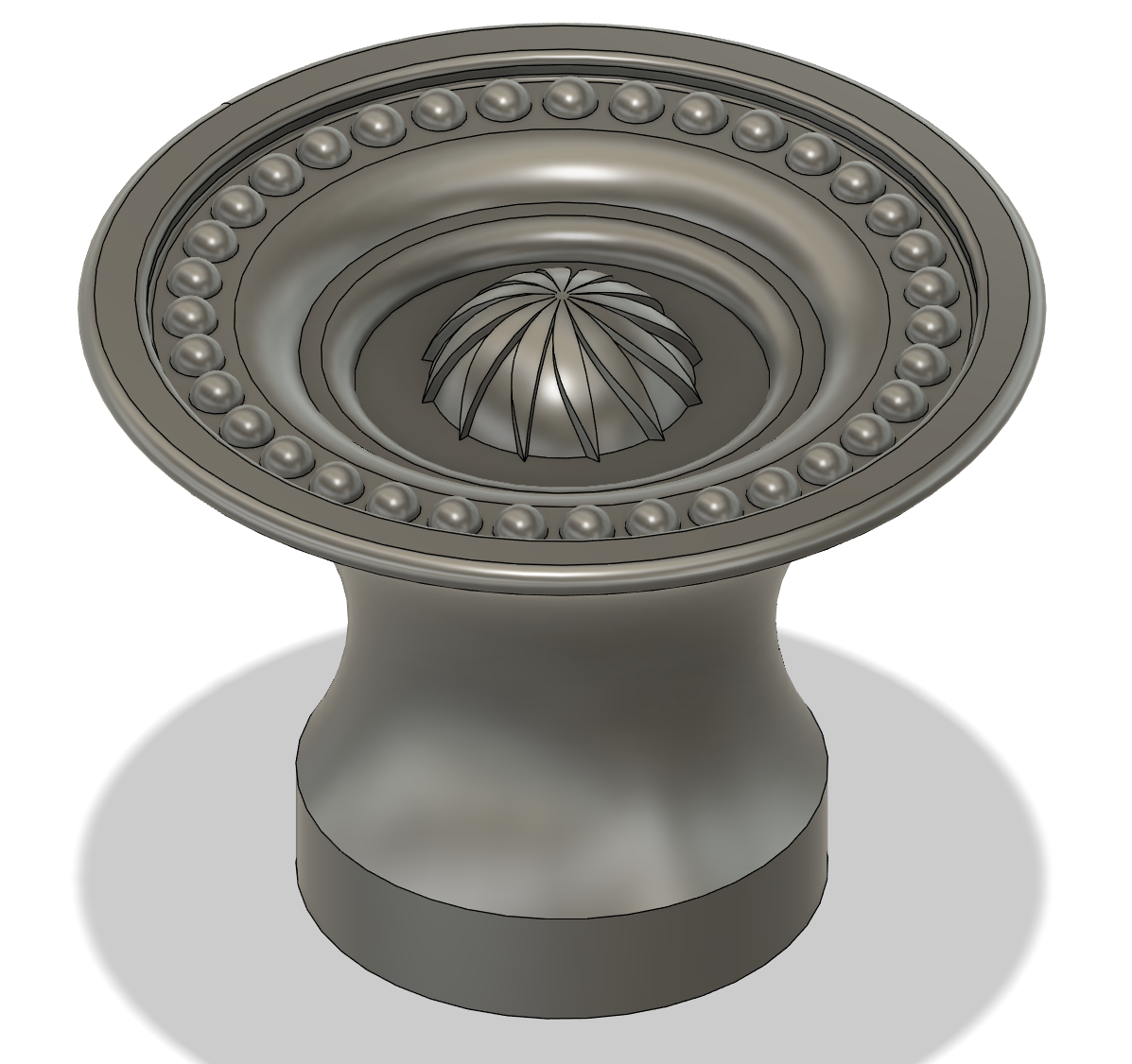 Vintage Ornate Knob by DudeShift | Download free STL model | Printables.com