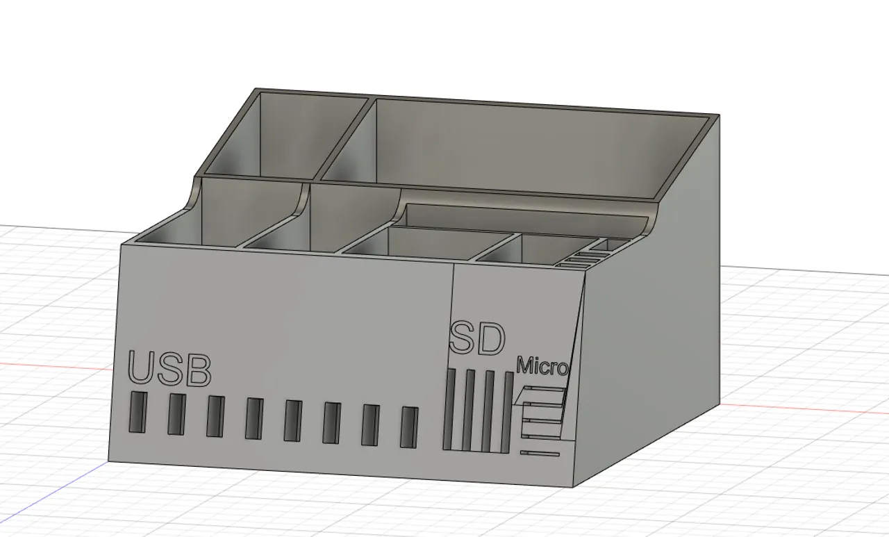 Desk Organizer by Luis | Download free STL model | Printables.com