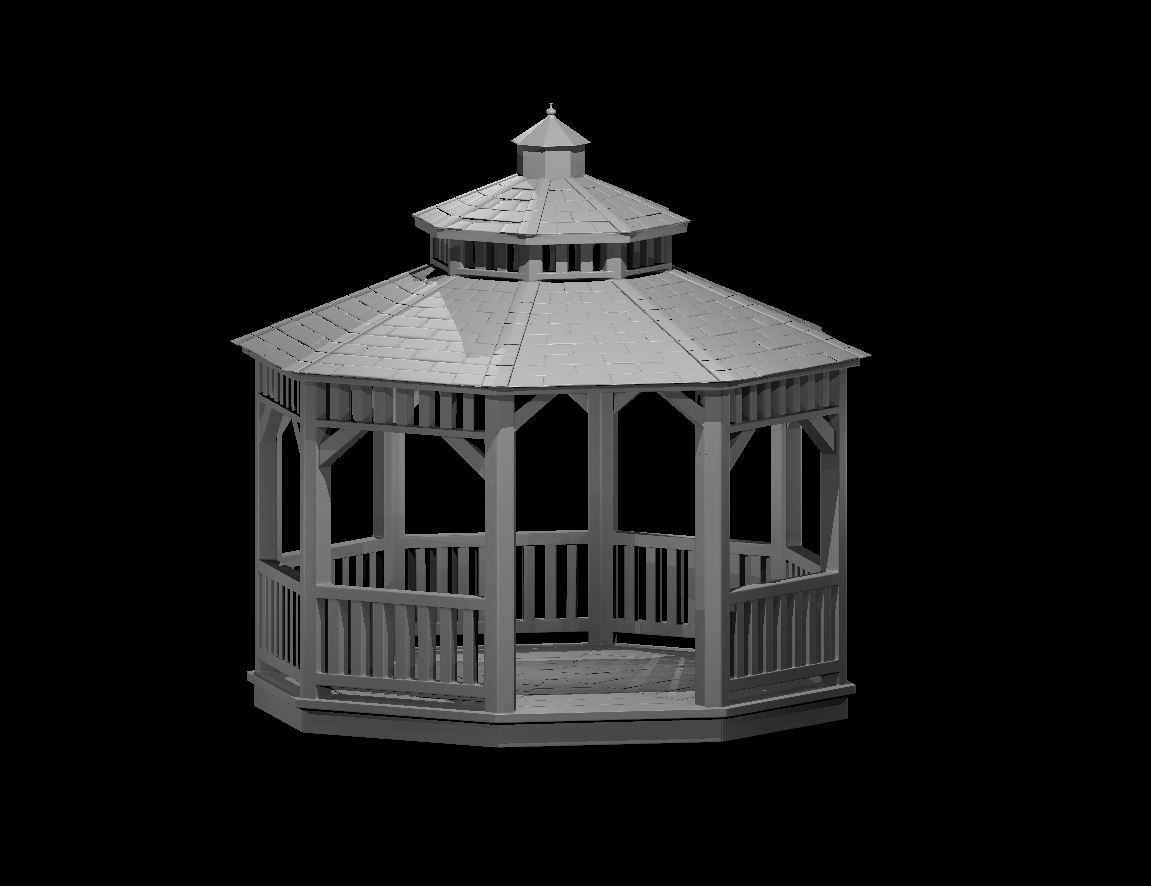 The Dread Gazebo Updated! by MZ4250 | Download free STL model ...